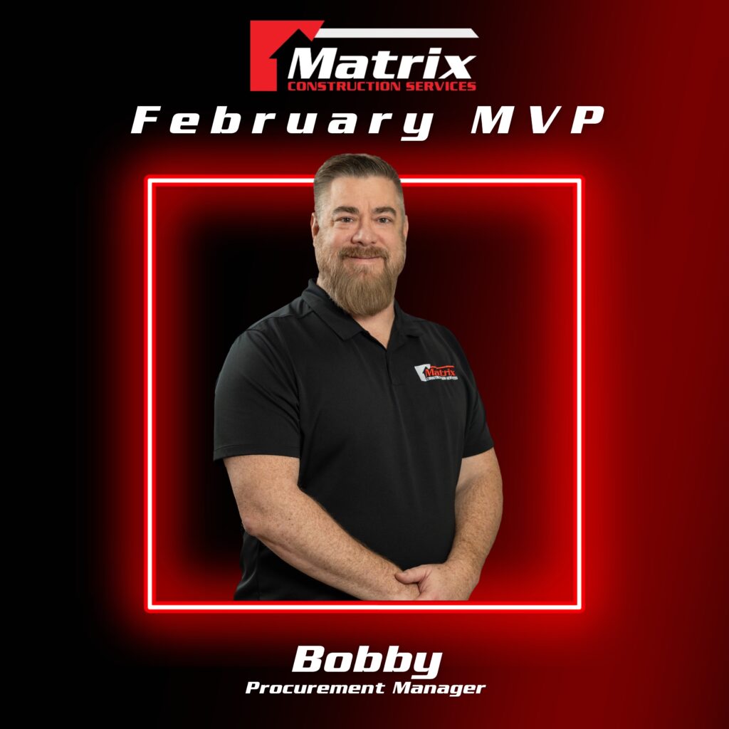 Matrix March MVP Spotlight: Celebrating Bobby’s Dedication and Team Spirit